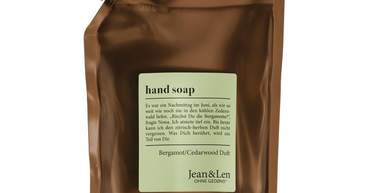 Jean&Len Hand Soap Bergamot/Cedarwood Nachfüllpack