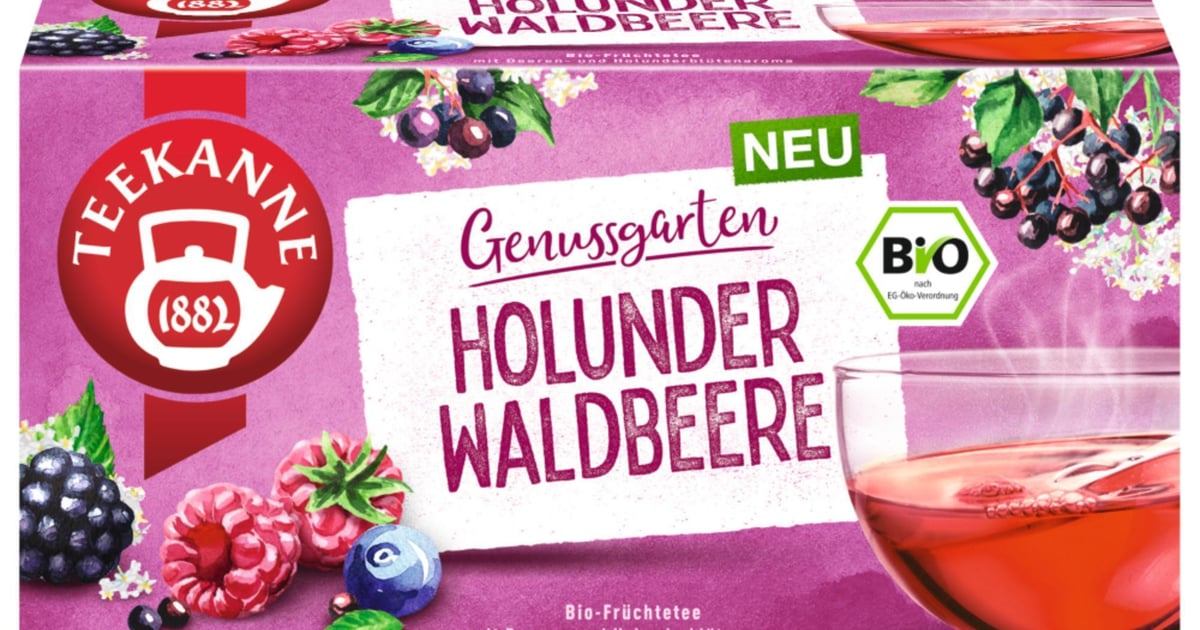 Teekanne BIO Genuss Holunder Waldbeer