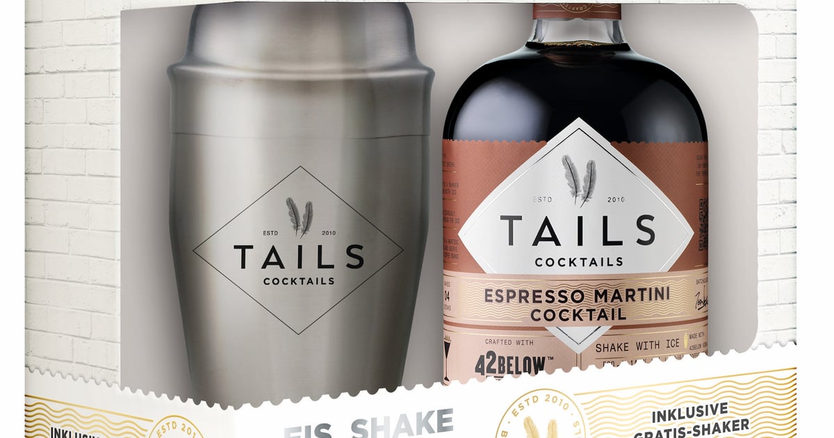 Tails Espresso Martini Cocktail + Shaker