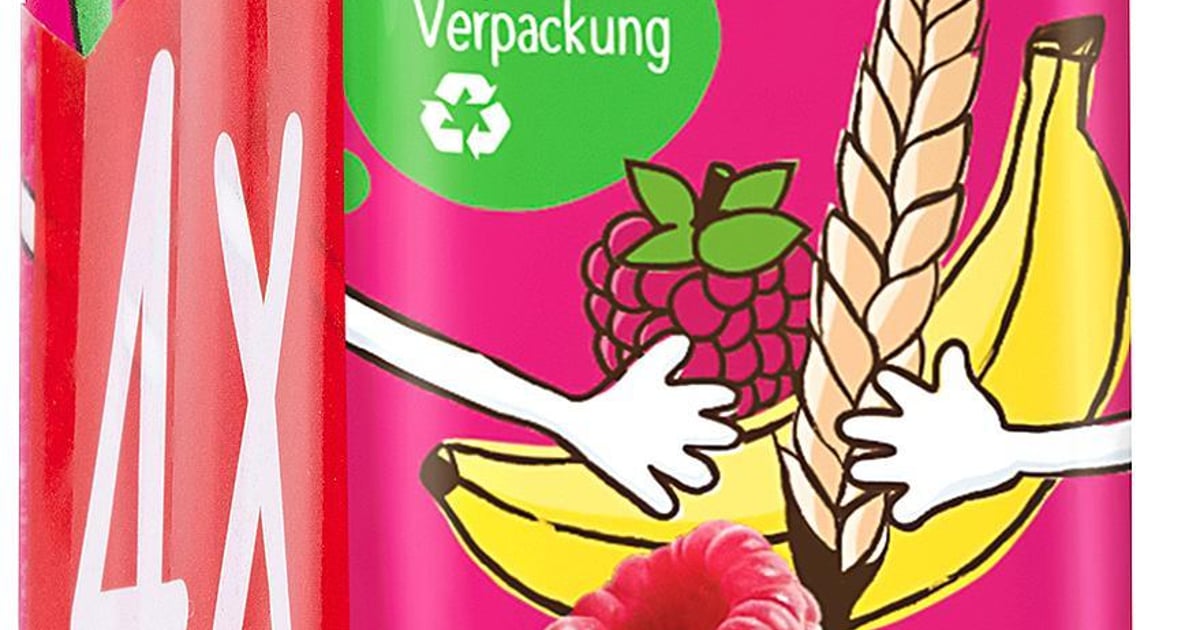 Fruchtbar Bio Riegel Himbeere-Banane-Dinkel