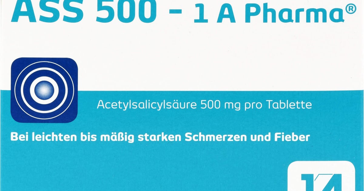 ASS 500-1A Pharma Tabletten