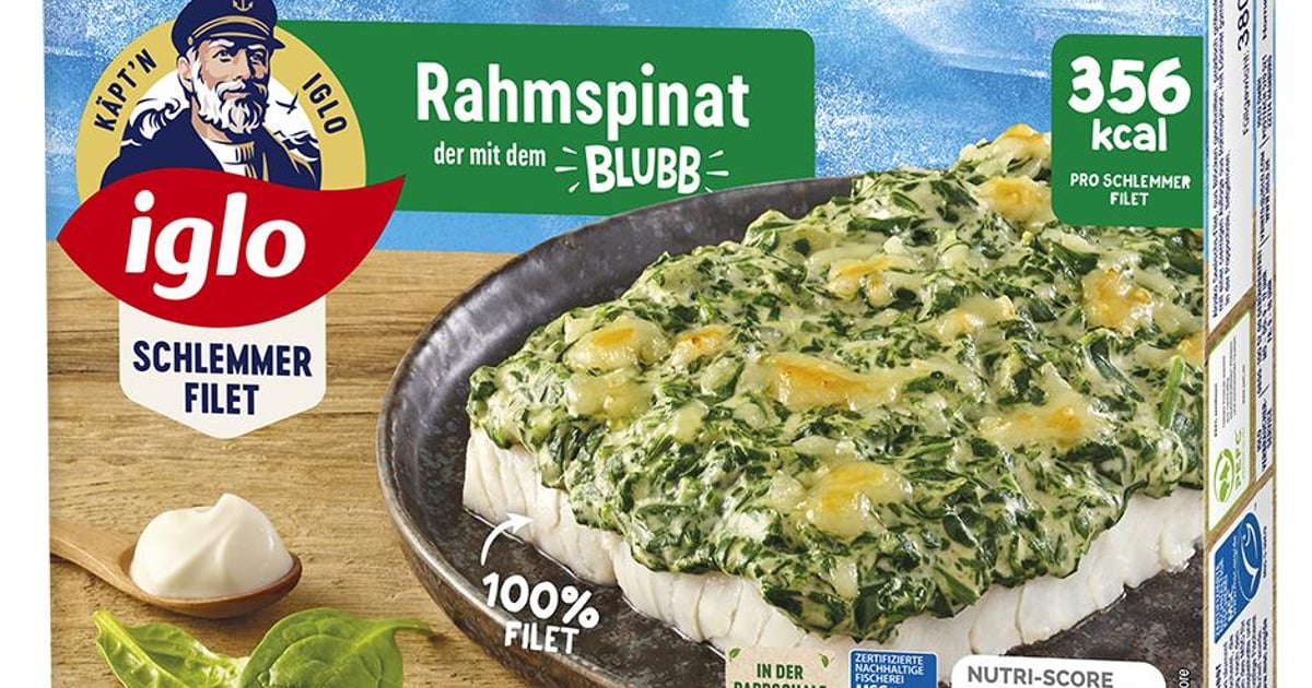 iglo MSC Schlemmer-Filet Rahmspinat - Der mit dem Blubb