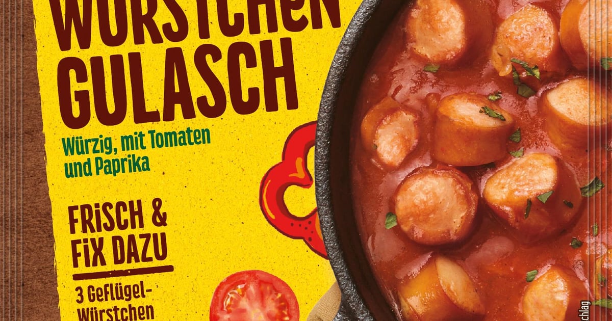 MAGGI Fix für Würstchen Gulasch