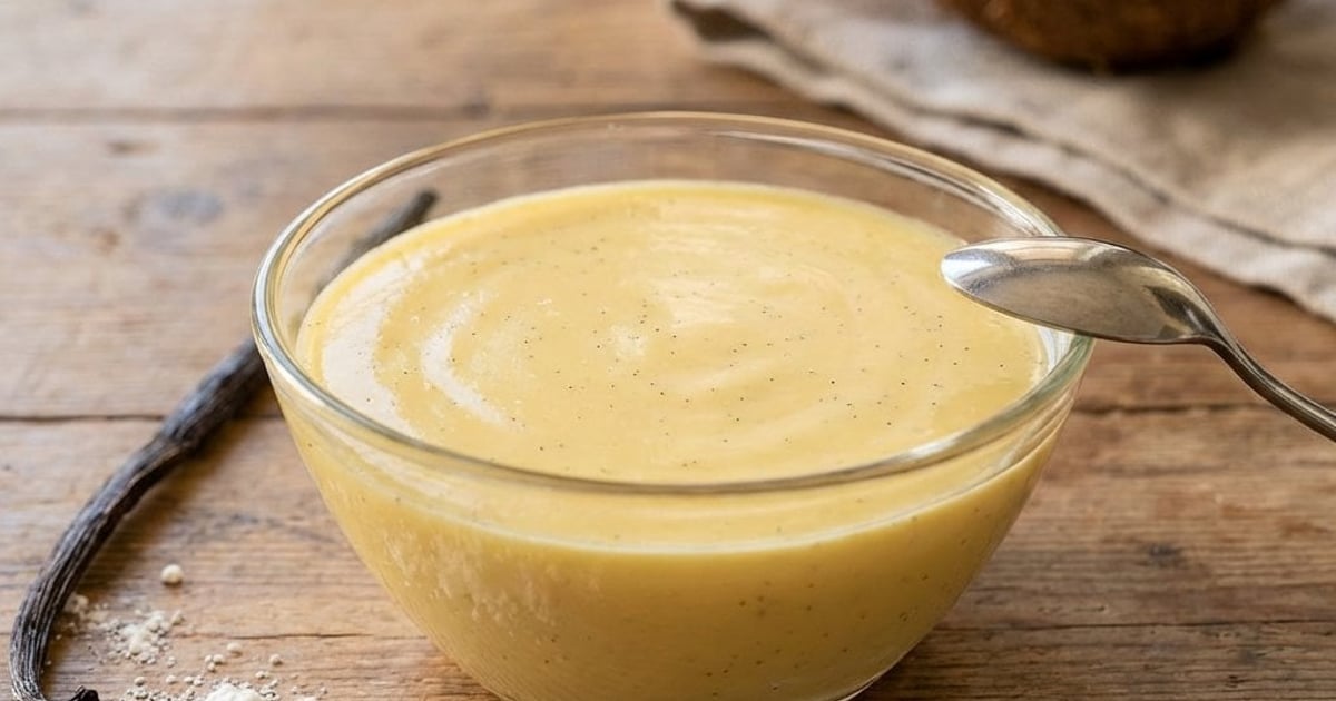Egg Yolk Pudding with Coconut Milk and Vanilla | Knuspr-Küche