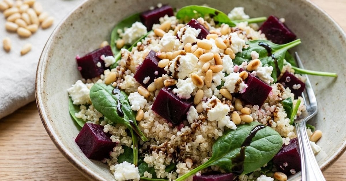 Quinoa Salad with Beetroot and Feta | Knuspr-Küche