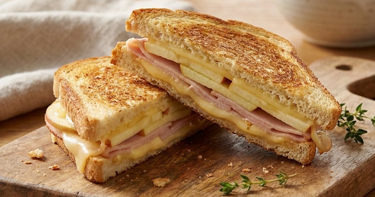 Turkey Panini with Apple and Gouda | Knuspr-Küche