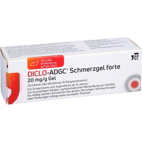DICLO-ADGC Schmerzgel forte 20 mg/g Gel bei leichten bis mäßig starken ...