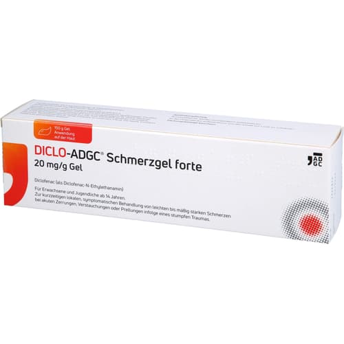 DICLO-ADGC Schmerzgel forte 20 mg/g Gel bei leichten bis mäßig starken ...