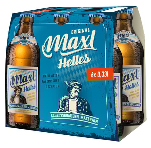 Maxlrain Original Maxl Helles 6x0,33 l (MEHRWEG)