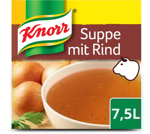 Knorr Suppe mit Rind