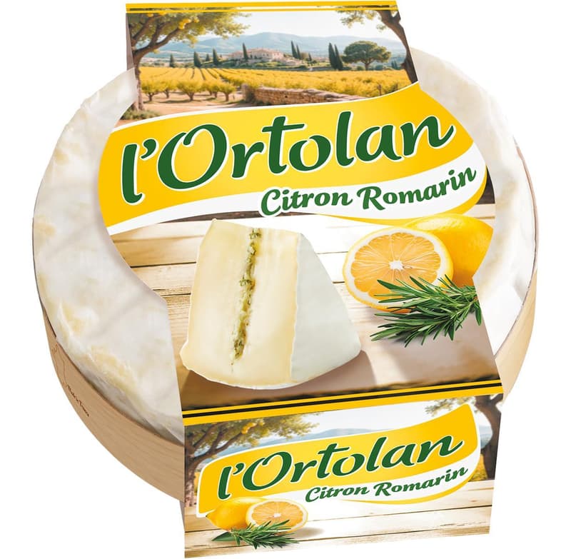 Ortolan Weichkäse mit Zitrone und Rosmarin