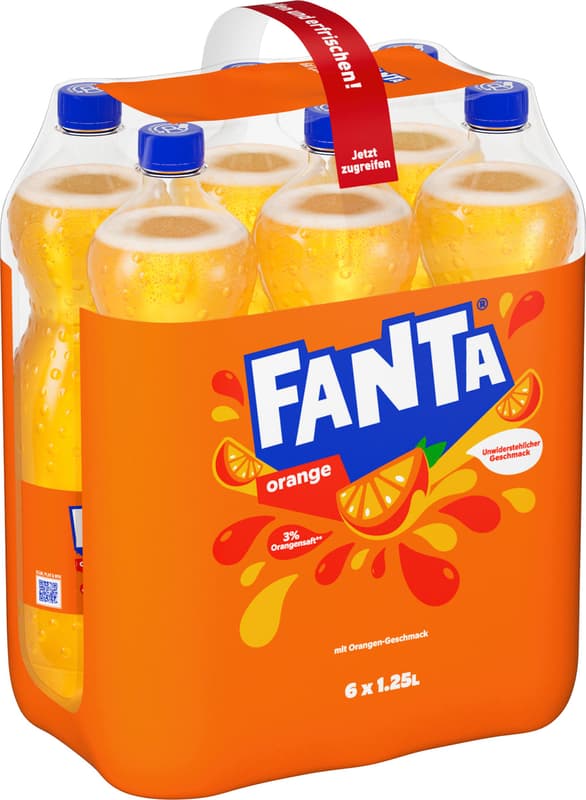 Fanta Orange 6x1,25 l (EINWEG)